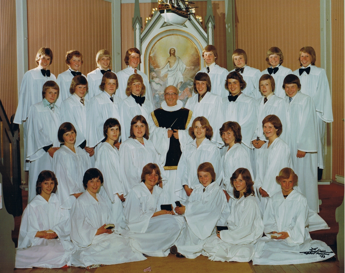 Konfirmantbilde Øymark - Marker kirkelige fellesråd